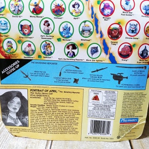 Vintage TMNT April the Ravishing Reporter NOS Playmate Action Figure ...