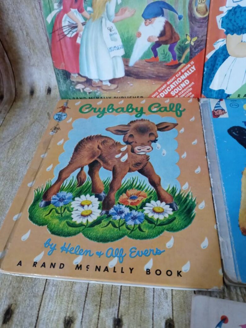 Vintage Elf Books by Rand Mcnally Set of 7 bb2 - Etsy