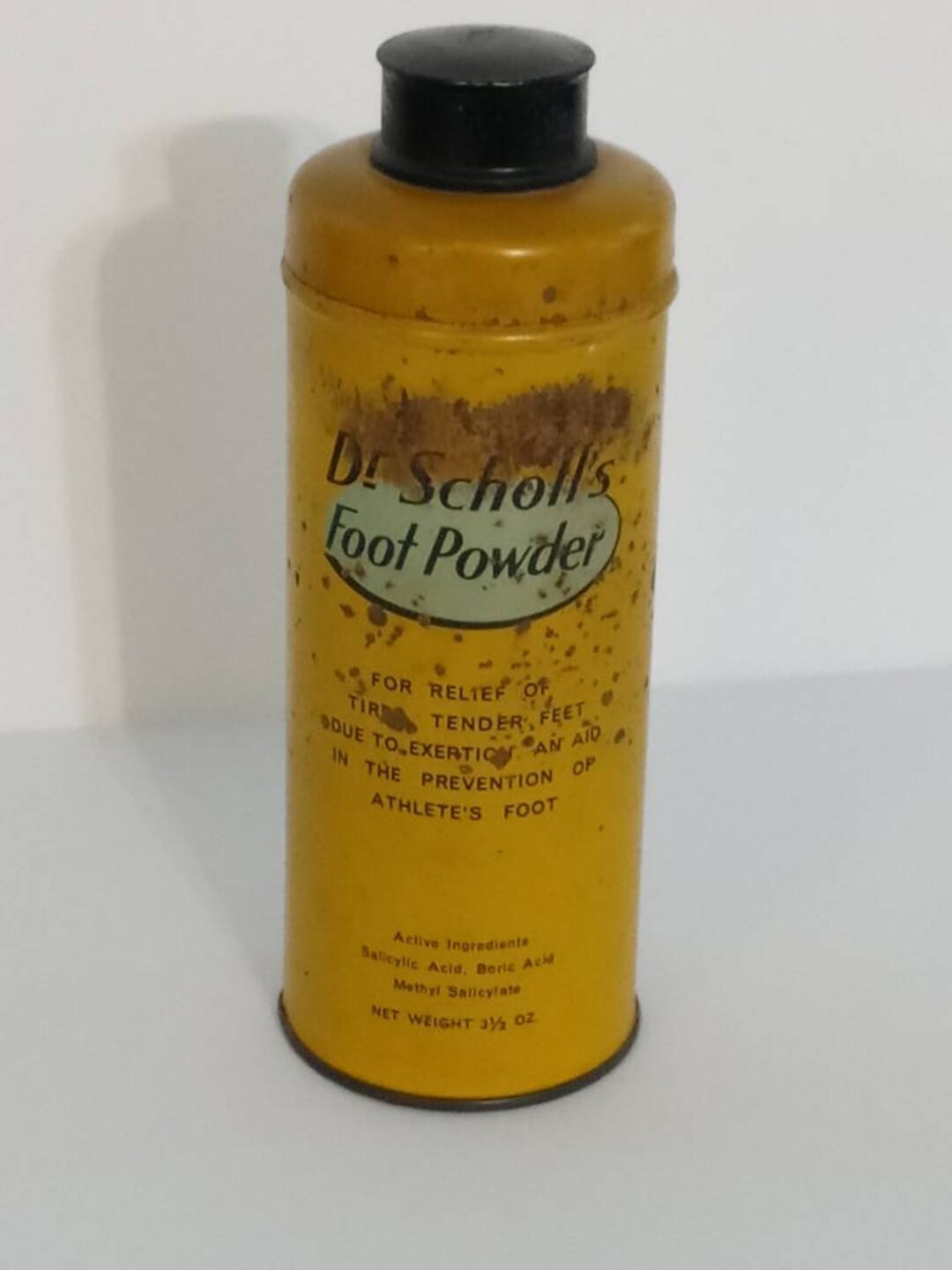 Vintage Dr Scholls Foot Powder Can (6) - Etsy