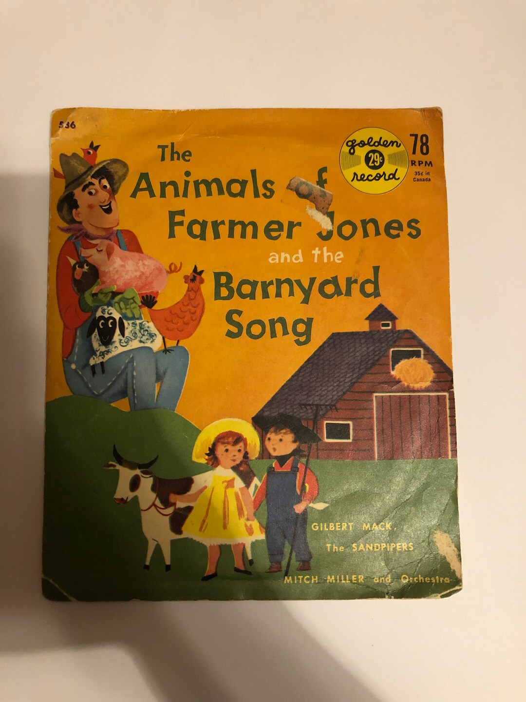Vintage the Animals of Farmer and the Barnyard Song Golden Record ...