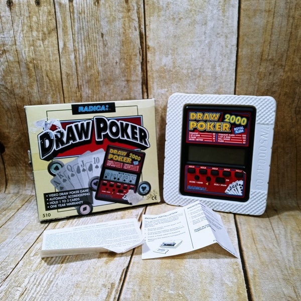 Draw Poker - Etsy