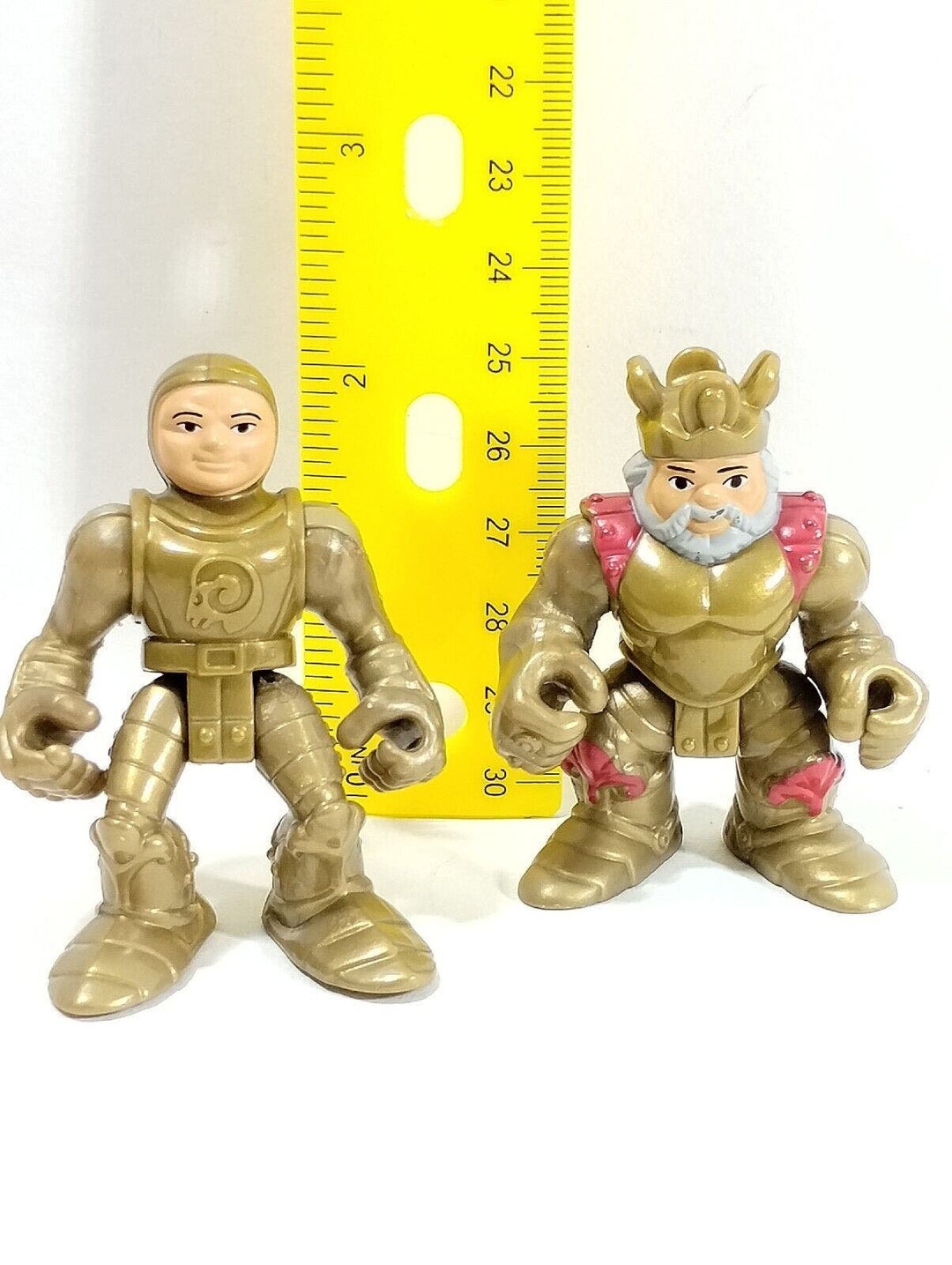 Fisher Price Imaginext Knight & Gold King Medieval Fantasy 2.5 Inch ...