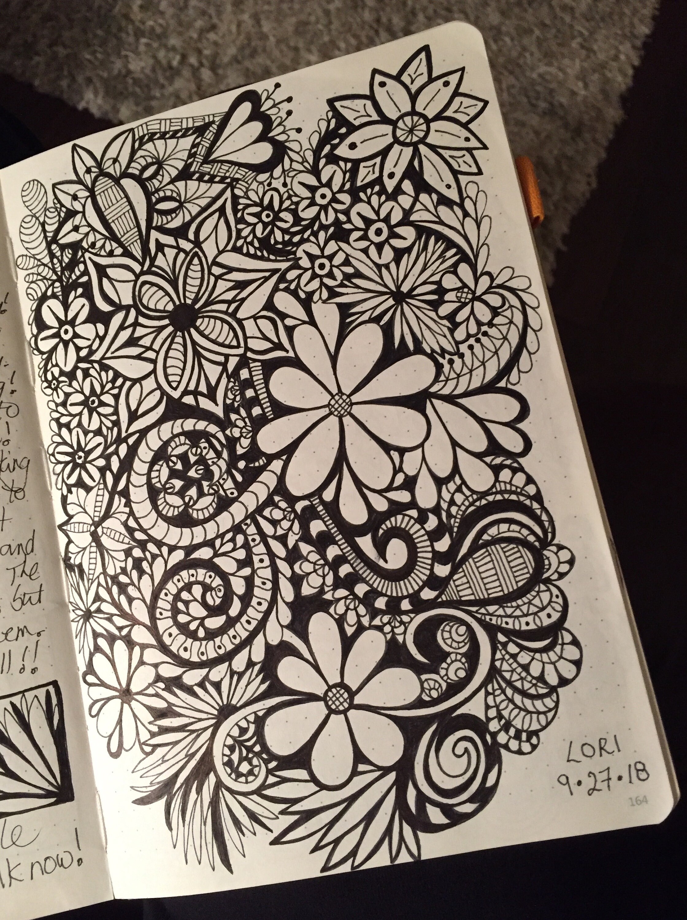 Flowers in the Attic • Original Doodle Artwork
