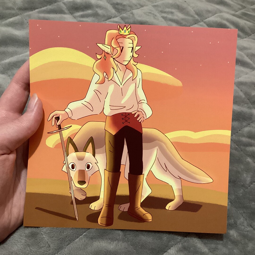 Technoblade Charity Art Print - Etsy