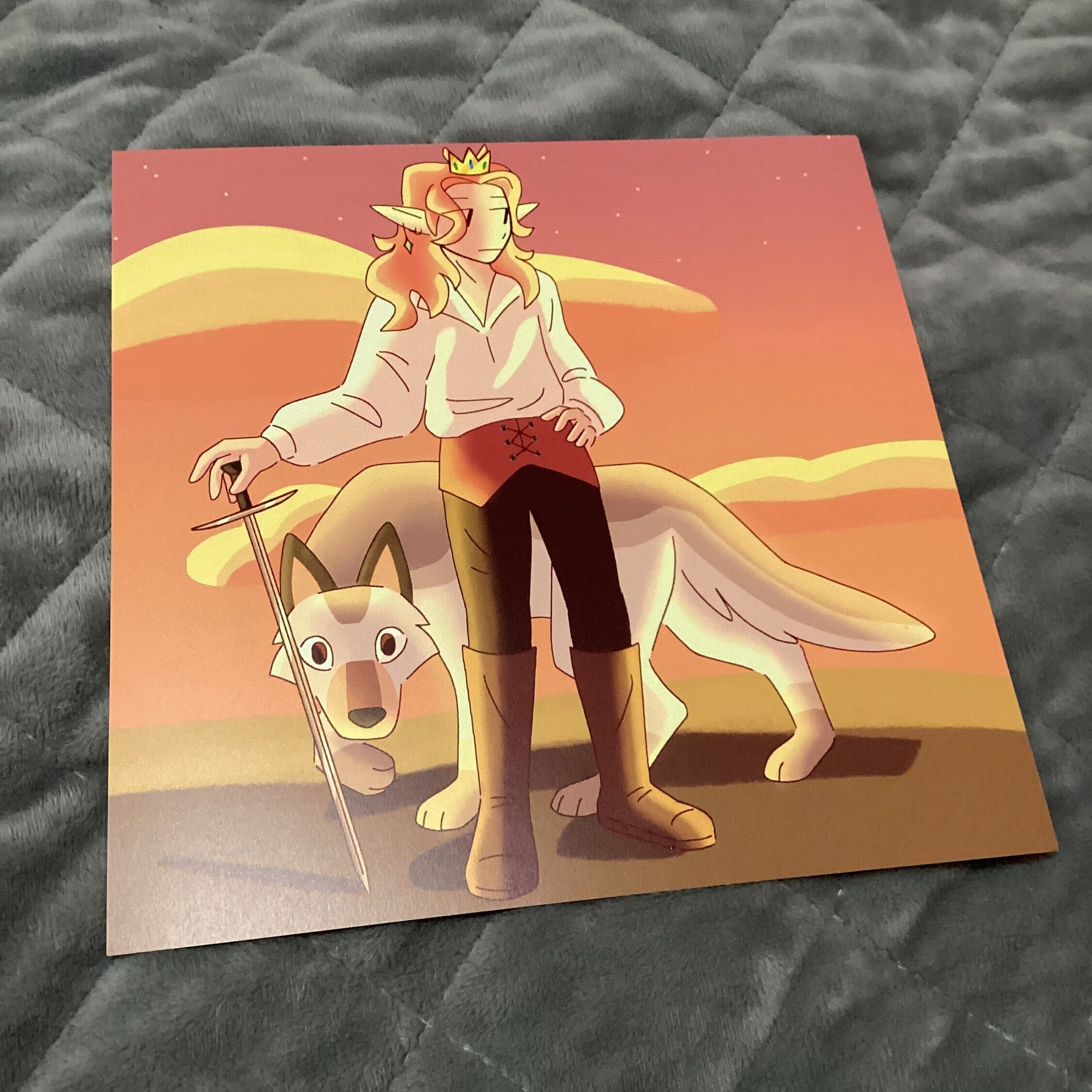 Technoblade Charity Art Print - Etsy