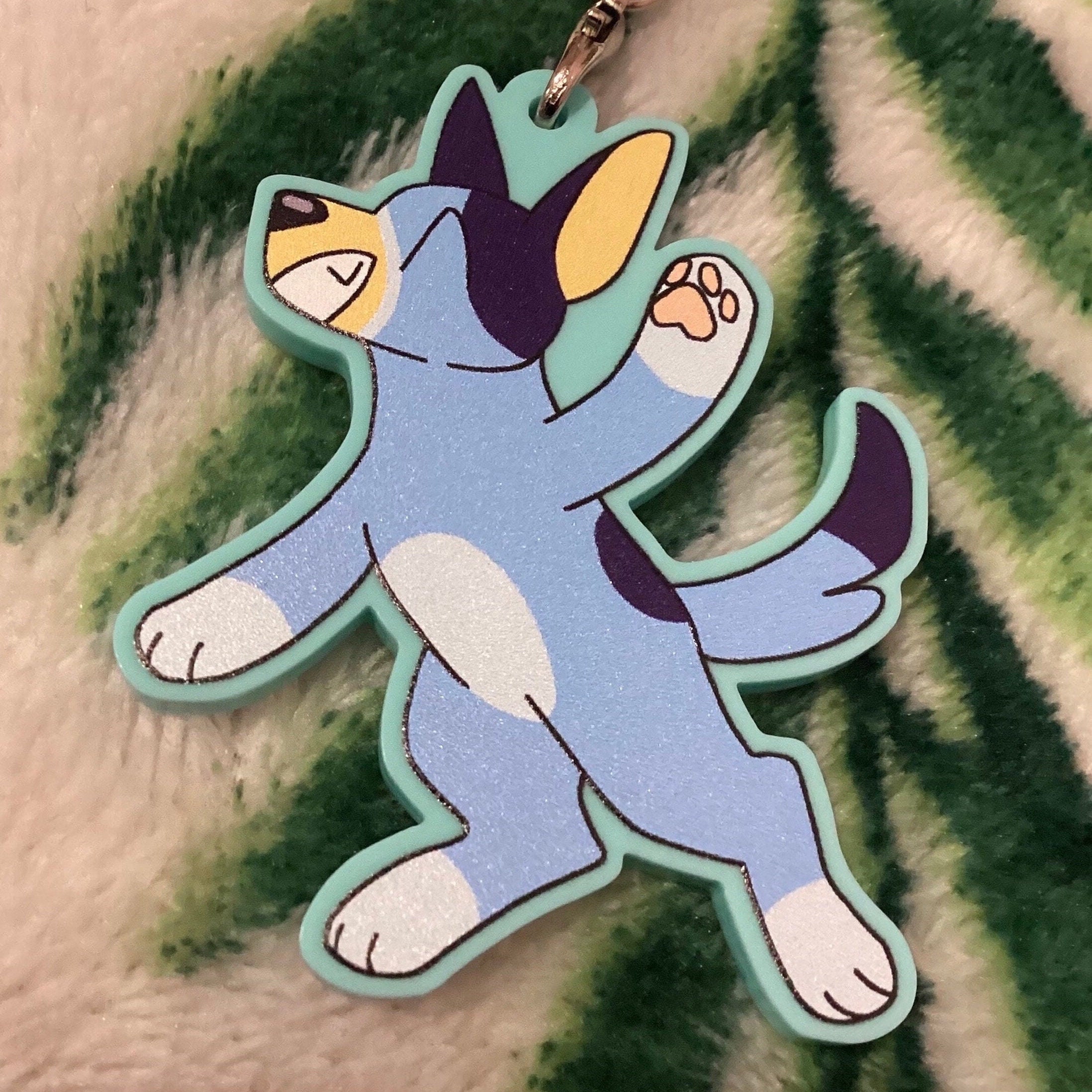 Bluey 2 Inch Acrylic Keychain - Etsy