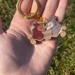 Wolfwalkers 2 Inch Wooden Keychain - Etsy