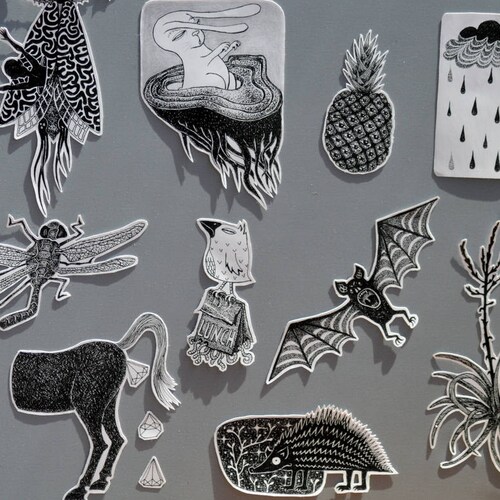 Sticker Pack Deep Sea Creatures 10 Stickers - Etsy