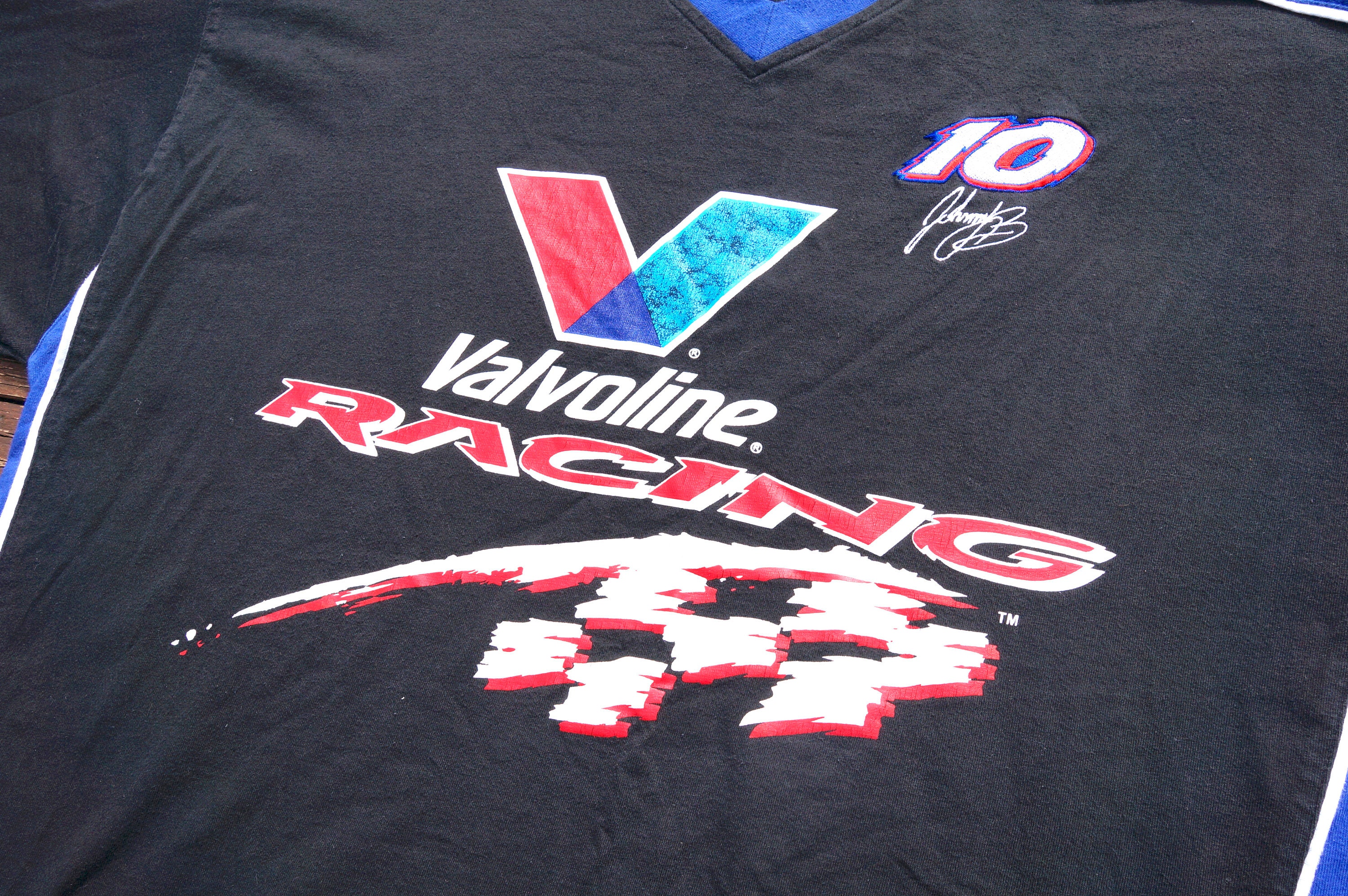 Vintage 90s Valvoline Racing T-shirt Nascar Print Shirt Size | Etsy