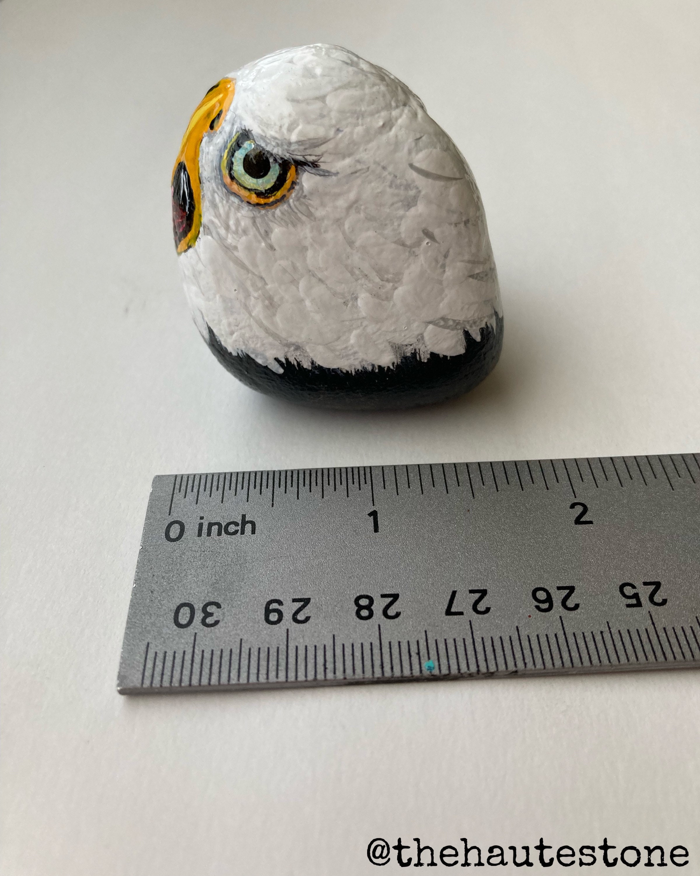 Eagle Hand-painted Stone - Etsy
