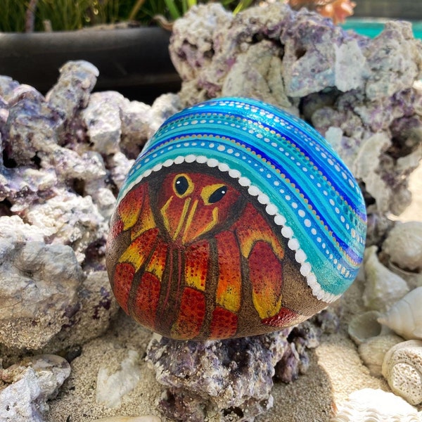 Painted Crab Shell - Etsy