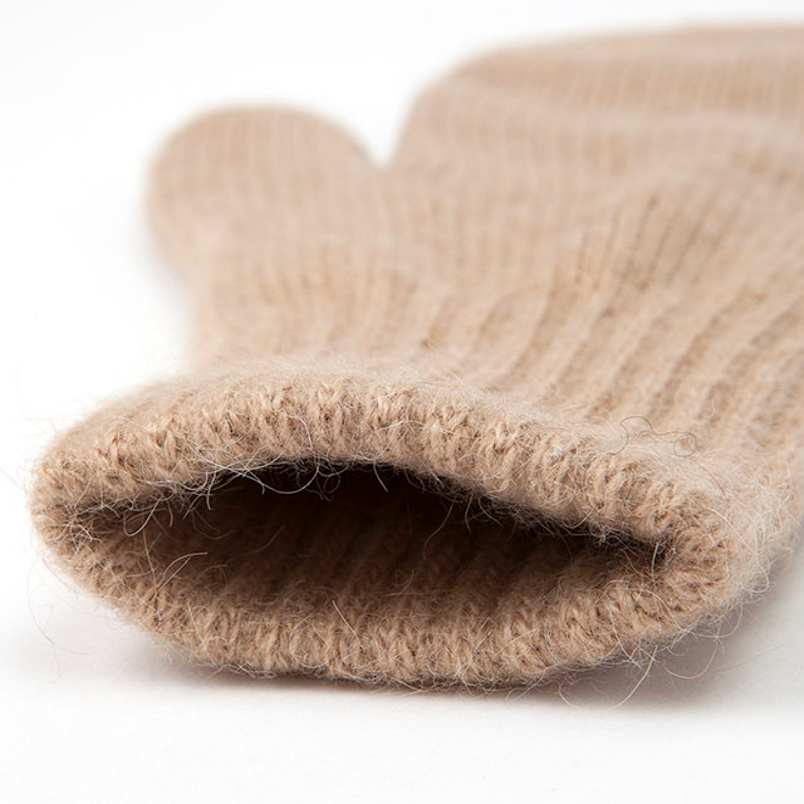 Pure Camel Wool Mittens - Beige - Etsy