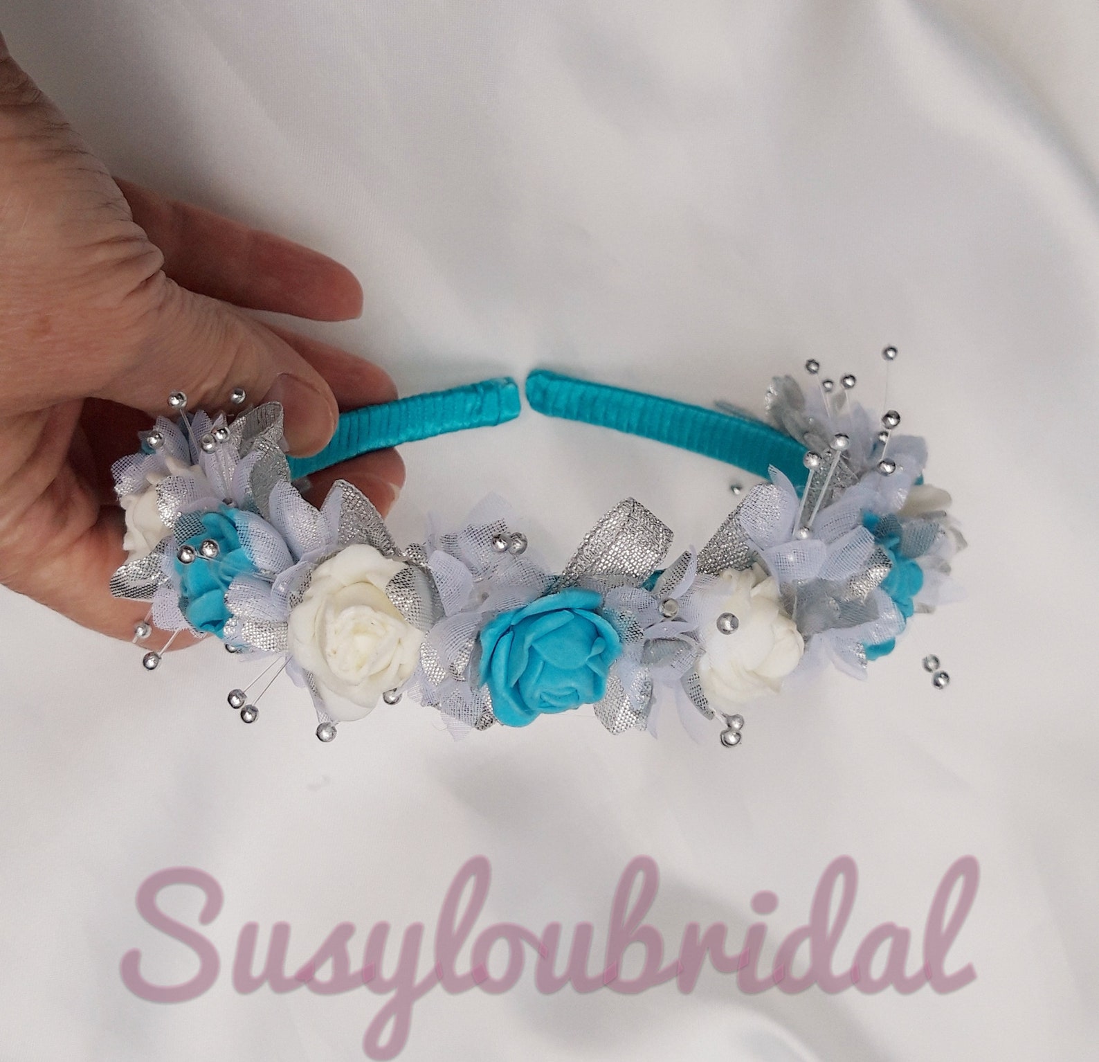 Bridesmaids Or Flower Girl Alice Bands In Various Styles And | Etsy