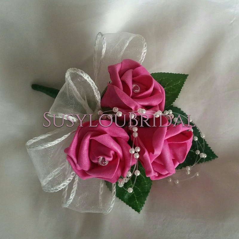 Cerise Pink Dress - Etsy UK