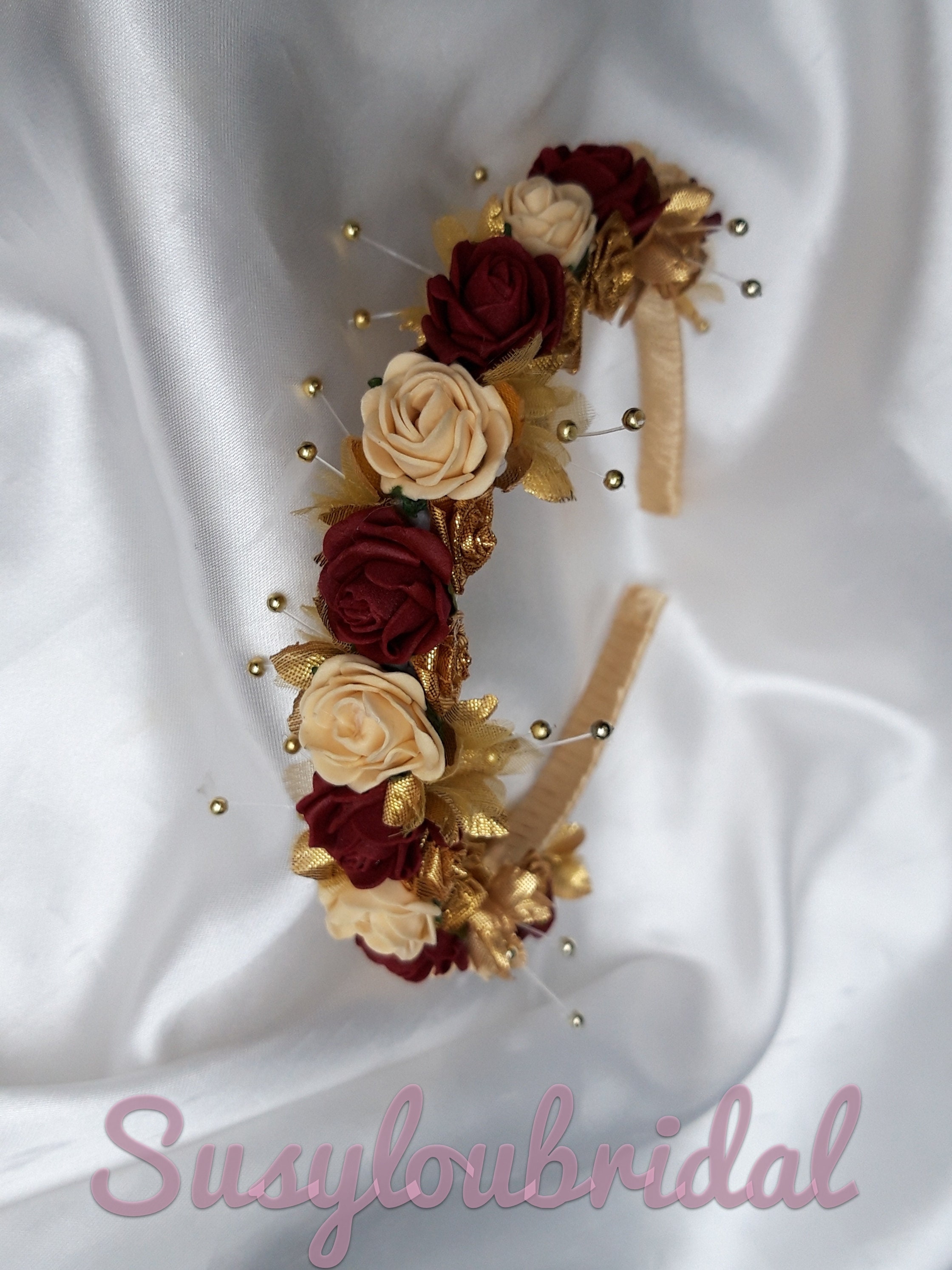 Bridesmaids Or Flower Girl Alice Bands In Various Styles And | Etsy