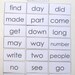 Educational Learning Literacy Resource Fry Words Flashcards First 100 ...