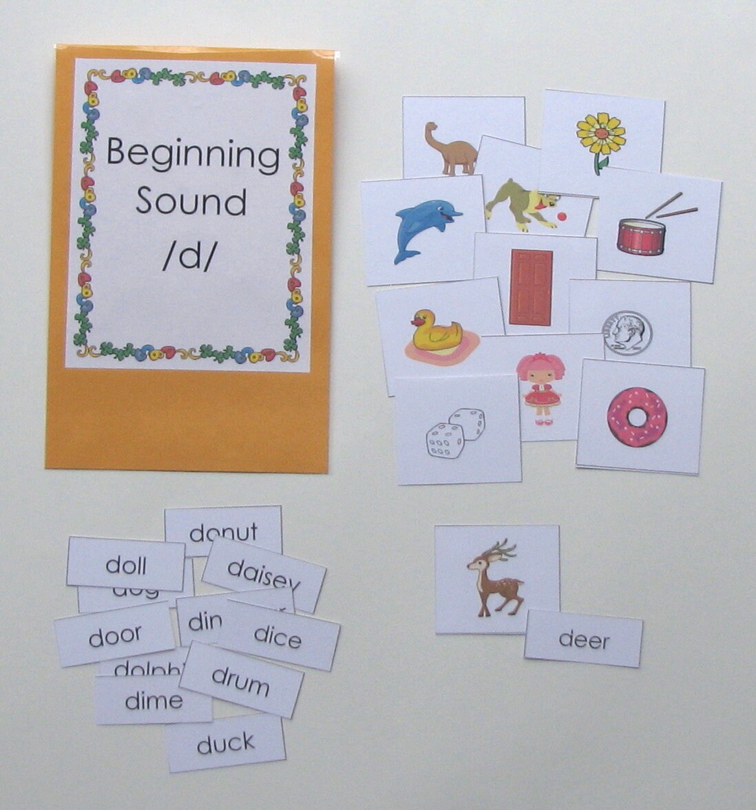 26 Teacher Made Phonics Center Learning Resource Games Beginning Sounds ...