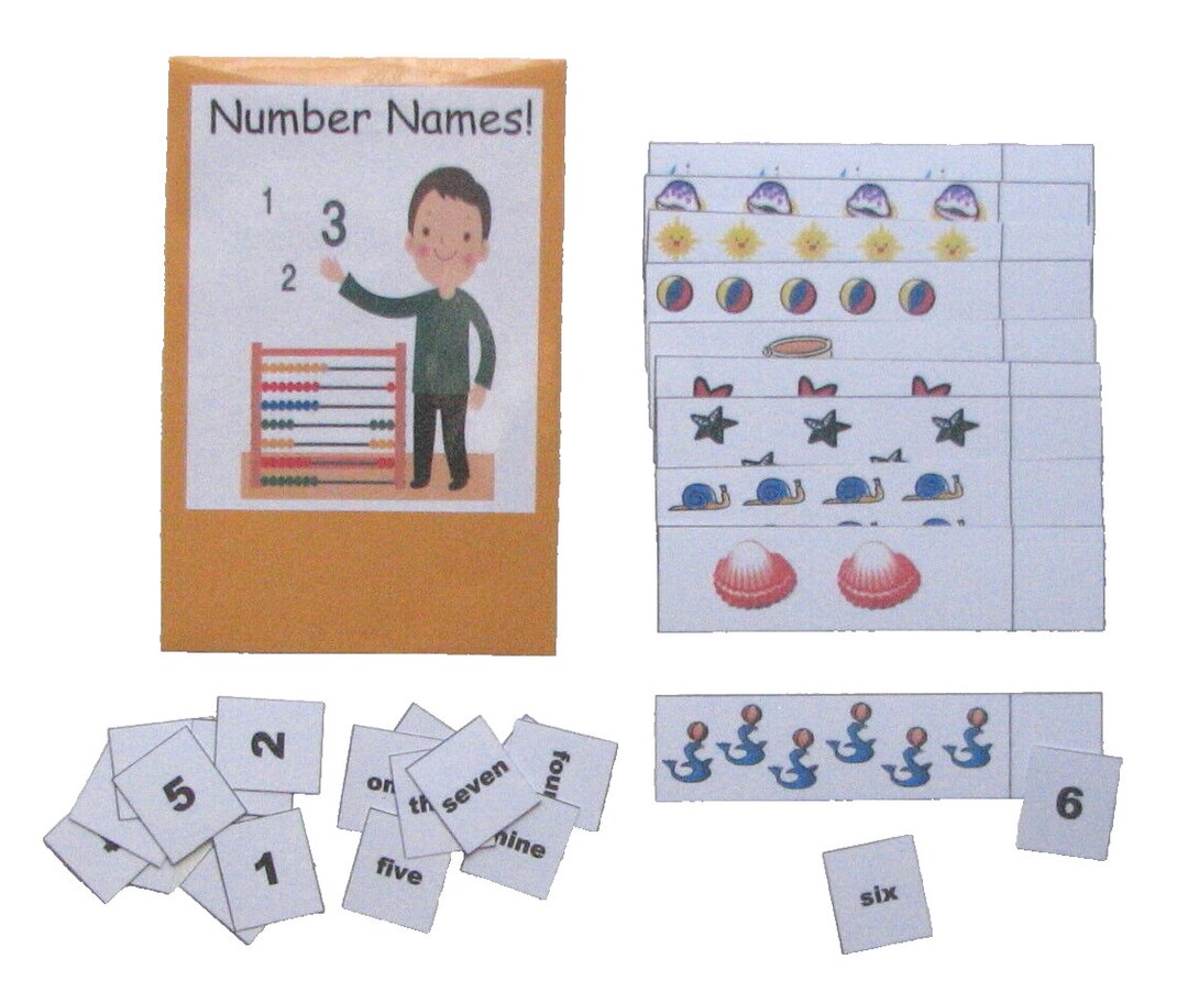 Educational Math Center Learning Resource Game Counting & Naming ...