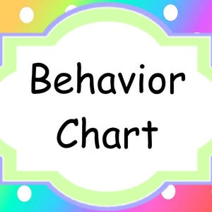 Elementary Resource Classroom Management Behavior Clip Chart Digital ...
