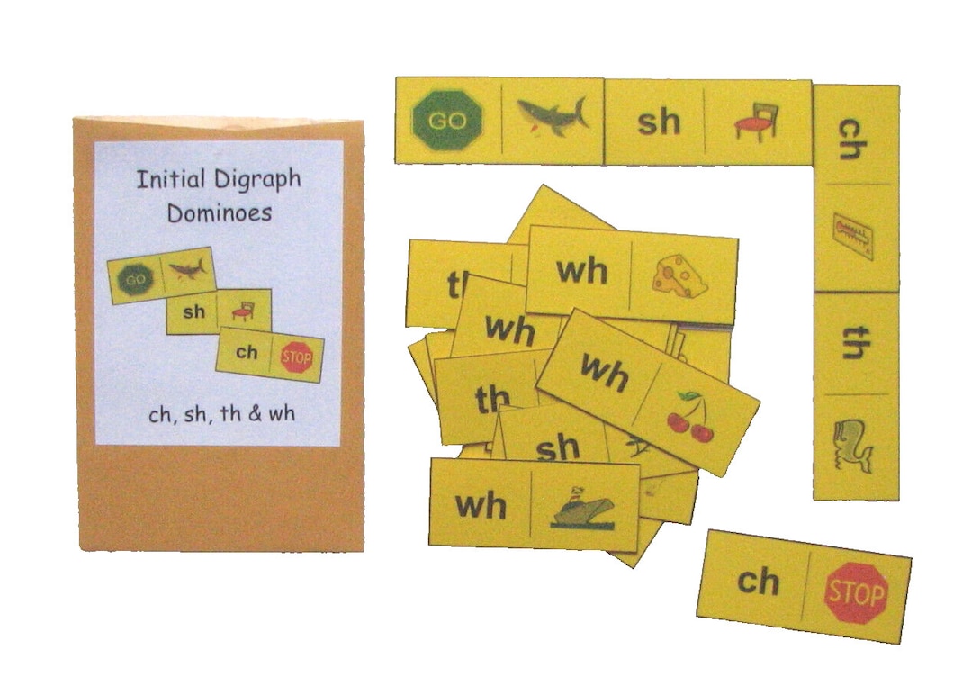 Teacher Depot Educational Literacy Center Resource Game Digraph ...