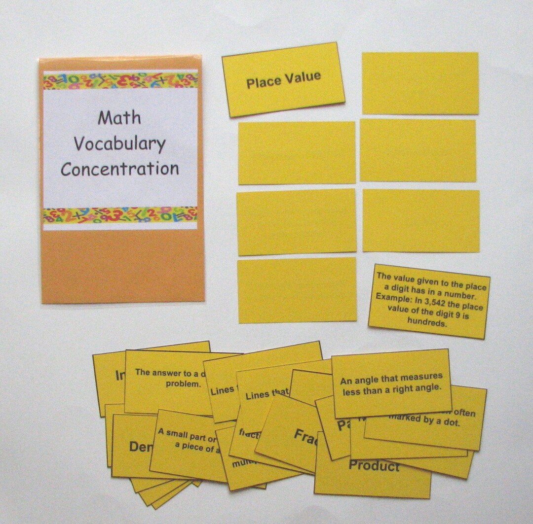 Teacher Made Math Center Learning Resource Game Math - Etsy