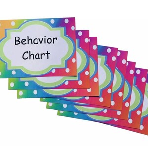 Elementary Resource Classroom Management Behavior Clip Chart Digital ...
