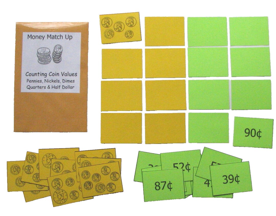 Educational Math Center Educational Learning Resource Game Money Match ...