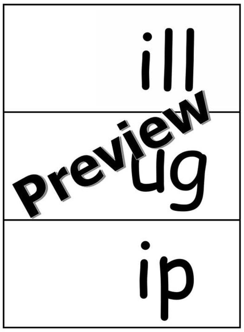 18 Word Family Rings Phonics Literacy Learning Resource Classroom ...