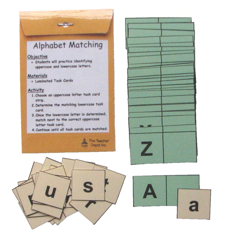 Teacher Depot Literacy Center Resource Game Uppercase & Lowercase ...