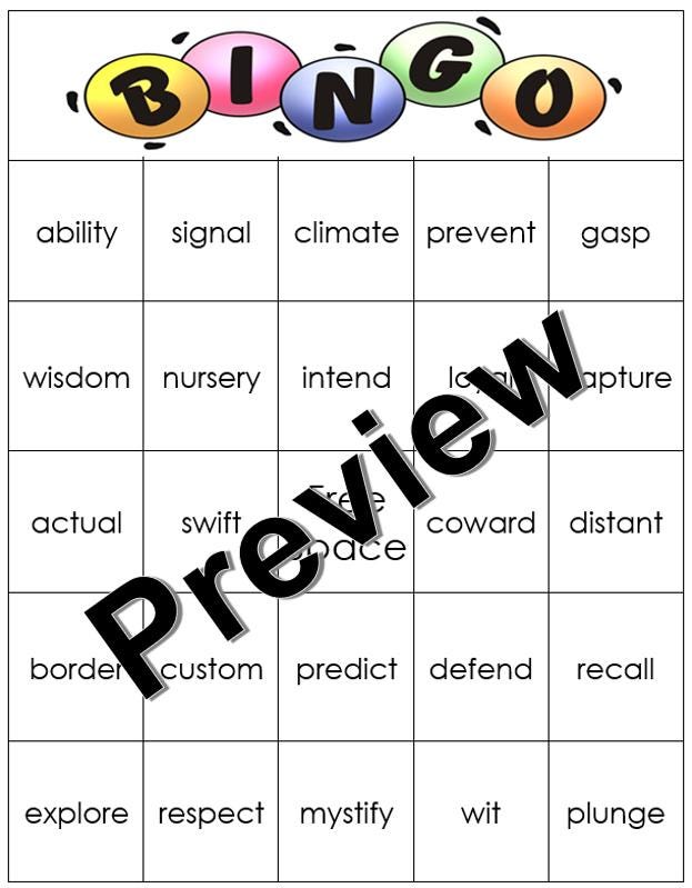 3rd Grade Vocabulary Digital Download Literacy Learning Resource ...