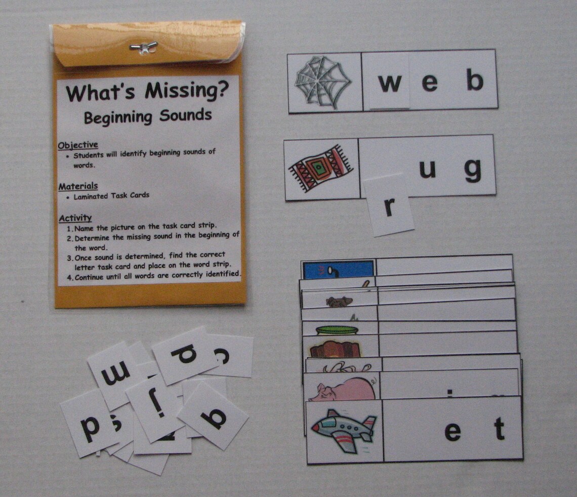 3 Teacher Made Literacy Centers Educational Learning Games - Etsy