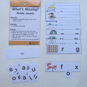 3 Teacher Made Literacy Centers Educational Learning Games Beginning ...