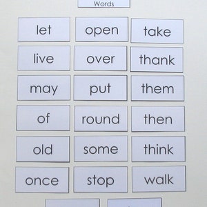 Educational Learning Resource Dolch First Grade Sight Word Flashcards ...