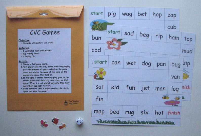 15 Teacher Made Literacy Reading Learning Activities Center Games Grade ...