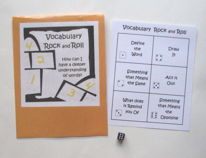 Educational Literacy Center Learning Resource Activity Game Vocabulary ...