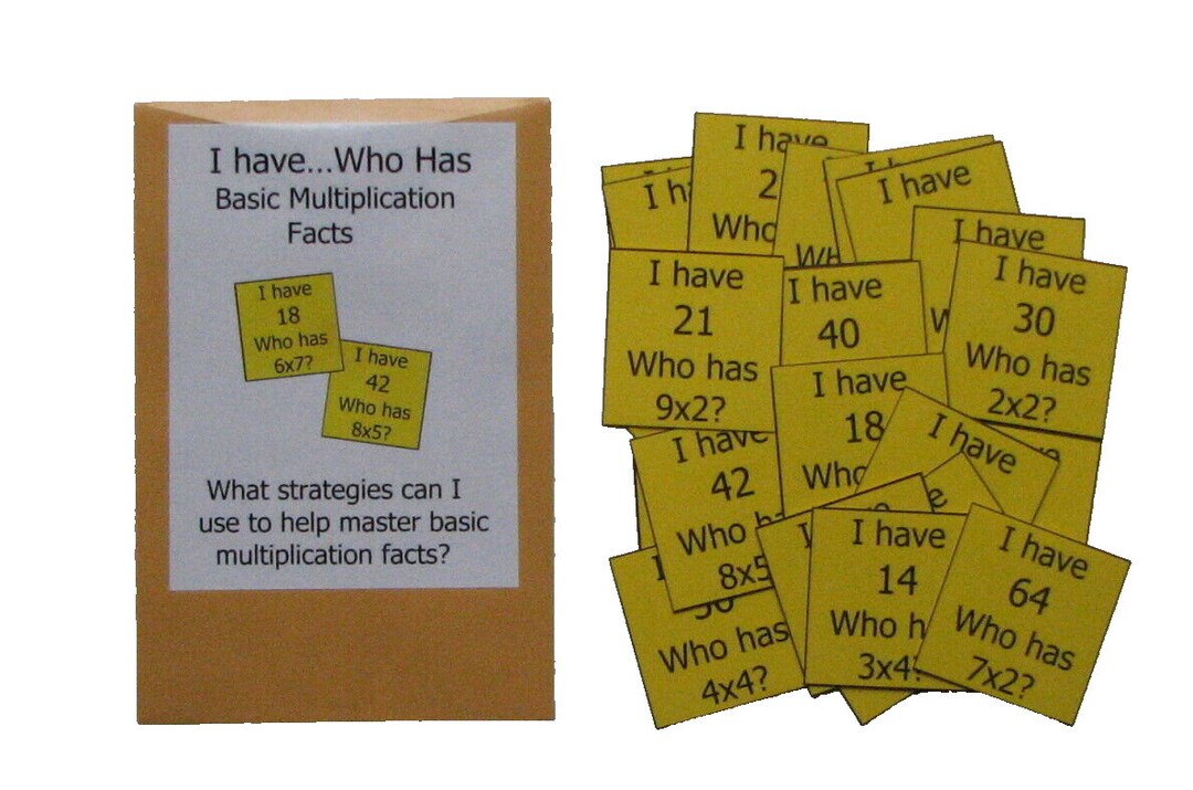 Educational Math Center Learning Resource Game Basic Multiplication ...