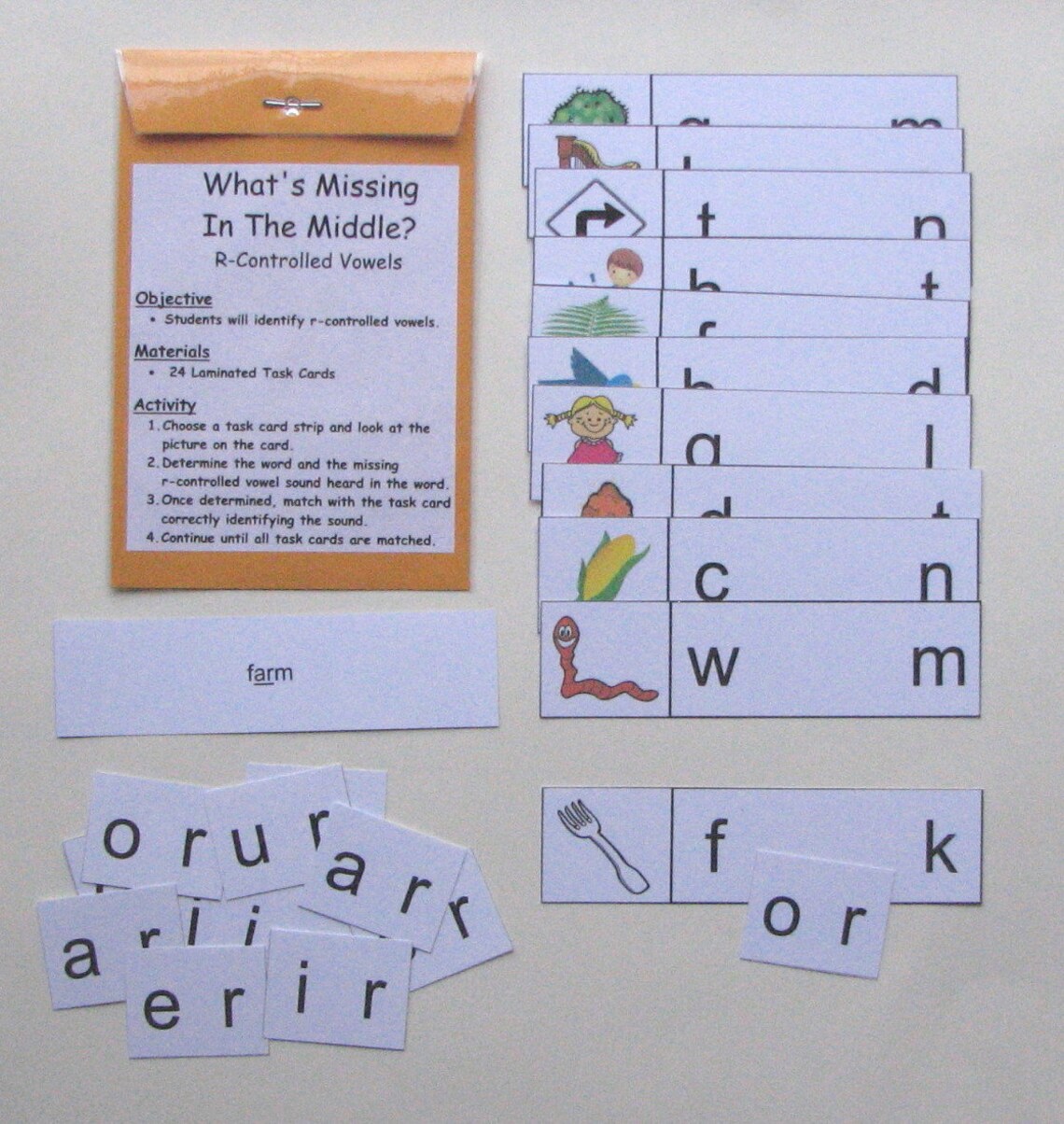 Educational Literacy Center Learning Activity Resource Game R ...