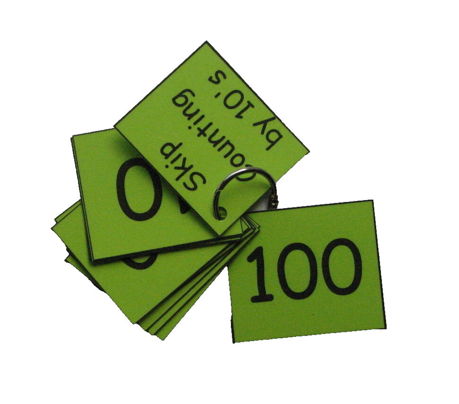 Educational Learning Math Resource Skip Counting Facts Flash Card Rings ...