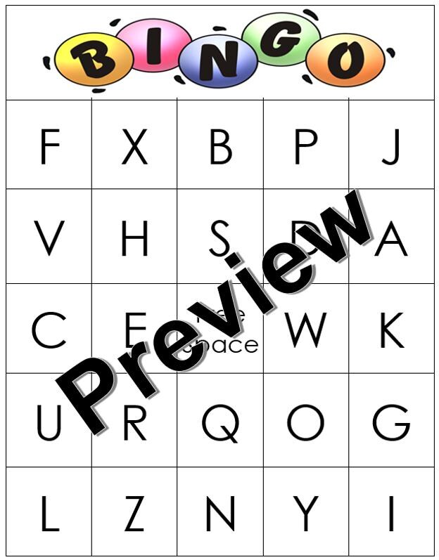 Uppercase Letter Recognition Digital Download Literacy Learning Phonics ...