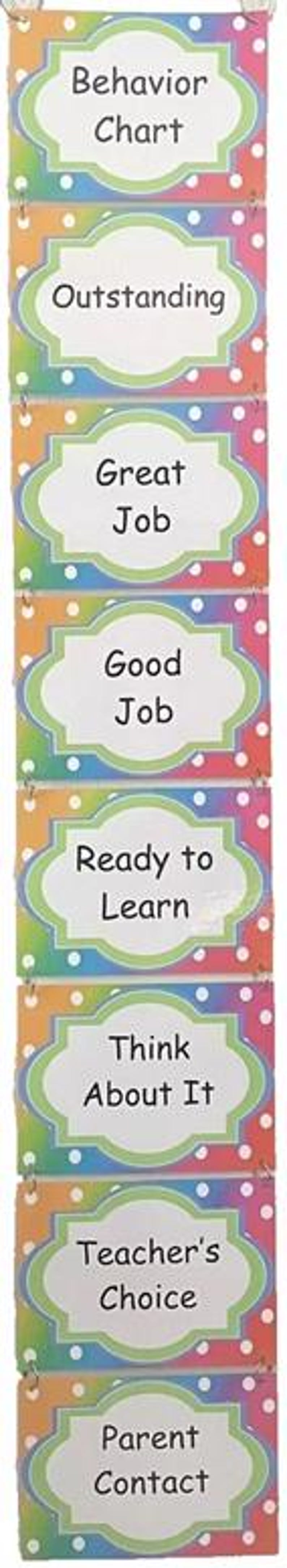 Elementary Resource Classroom Management Behavior Clip Chart Digital ...