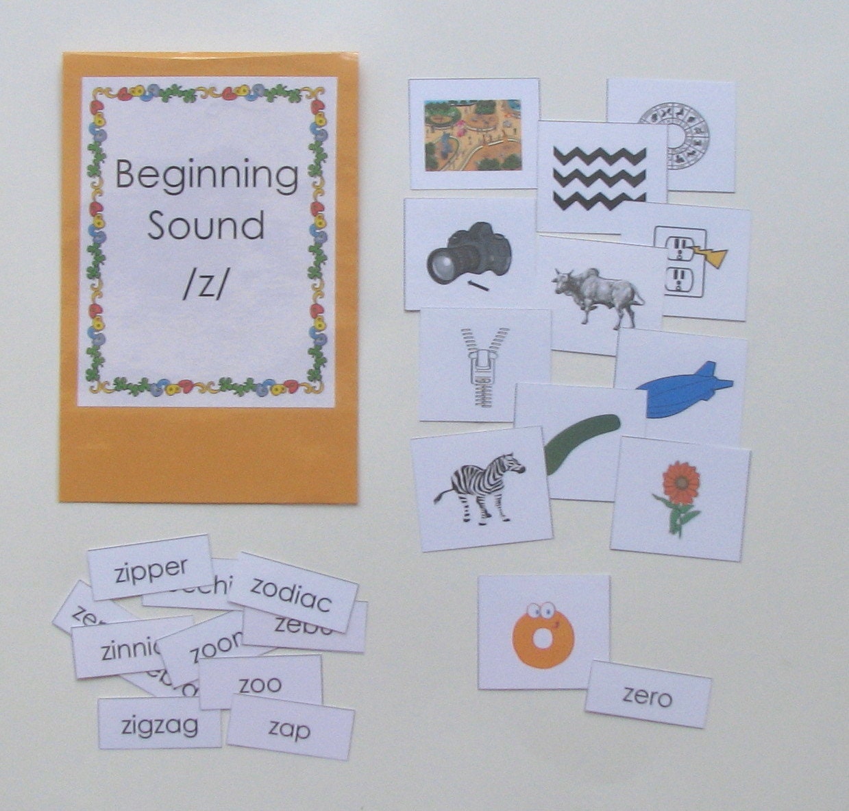 26 Teacher Made Phonics Center Learning Resource Games Beginning Sounds ...