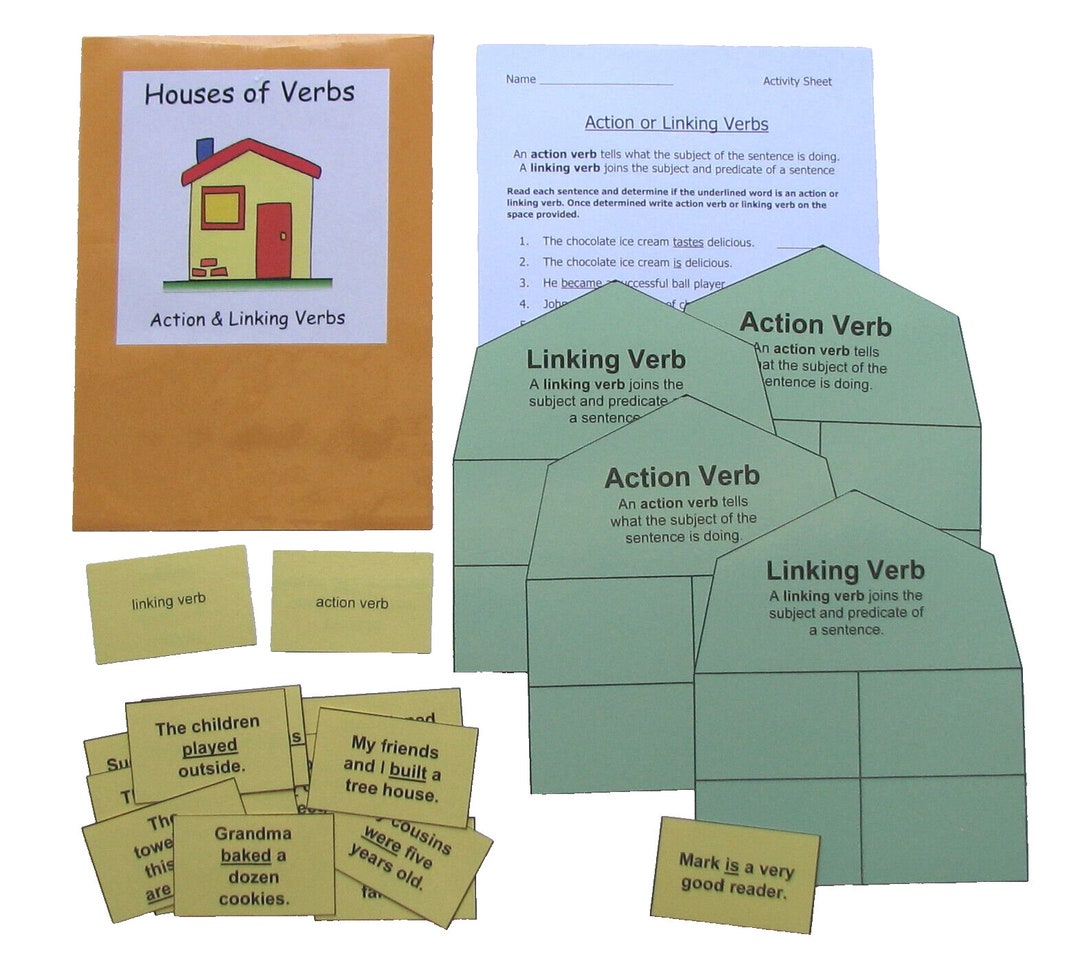 Educational Literacy Center Learning Resource Game Action & Linking ...