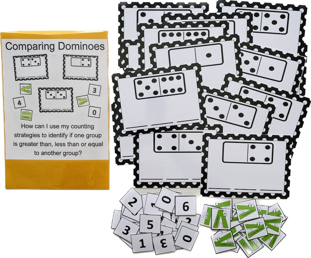 Educational Math Center Learning Resource Game Counting & Comparing ...