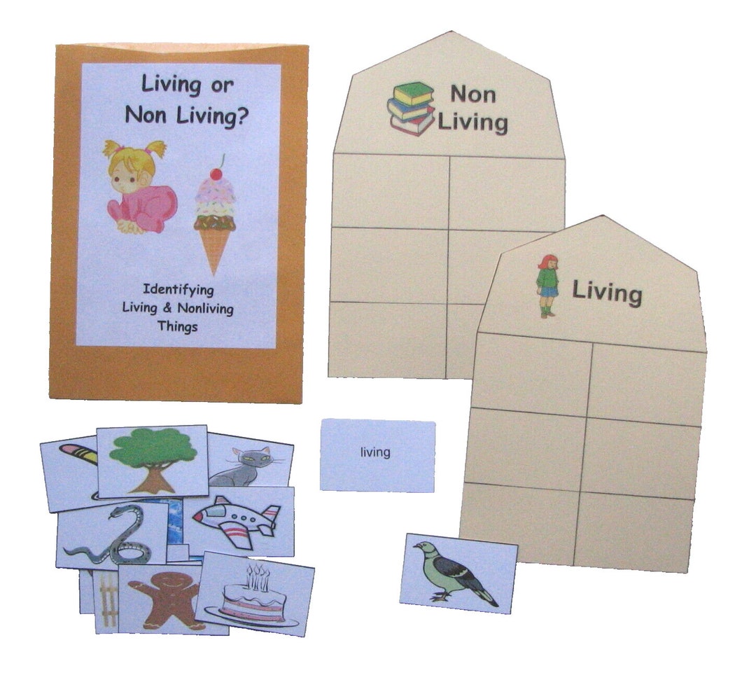 Educational Science Center Learning Game Identifying Living or ...