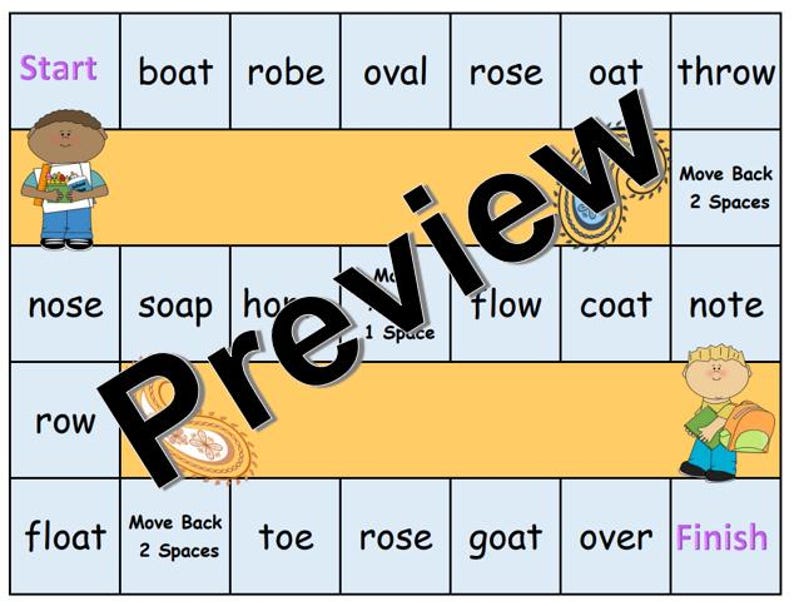 Teacher Made Literacy Center Educational Learning Resource Long Vowel ...