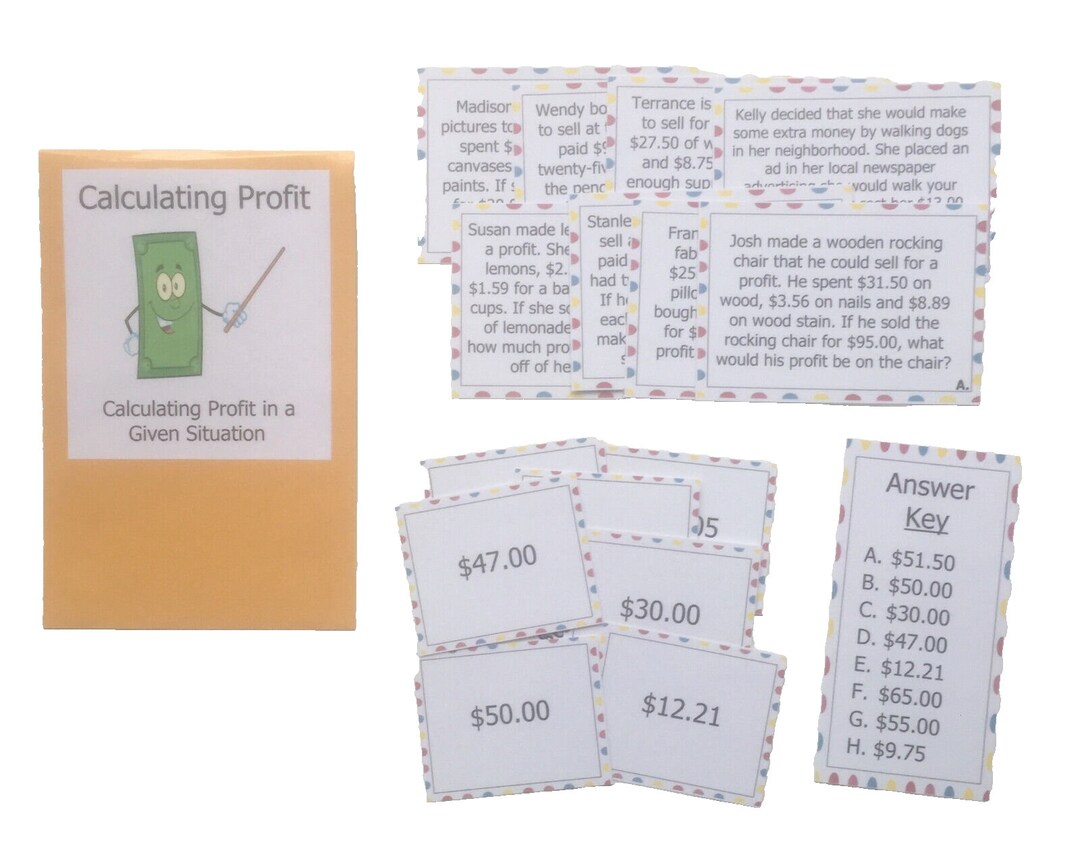 Teacher Made Financial Literacy Center Learning Resource Game ...