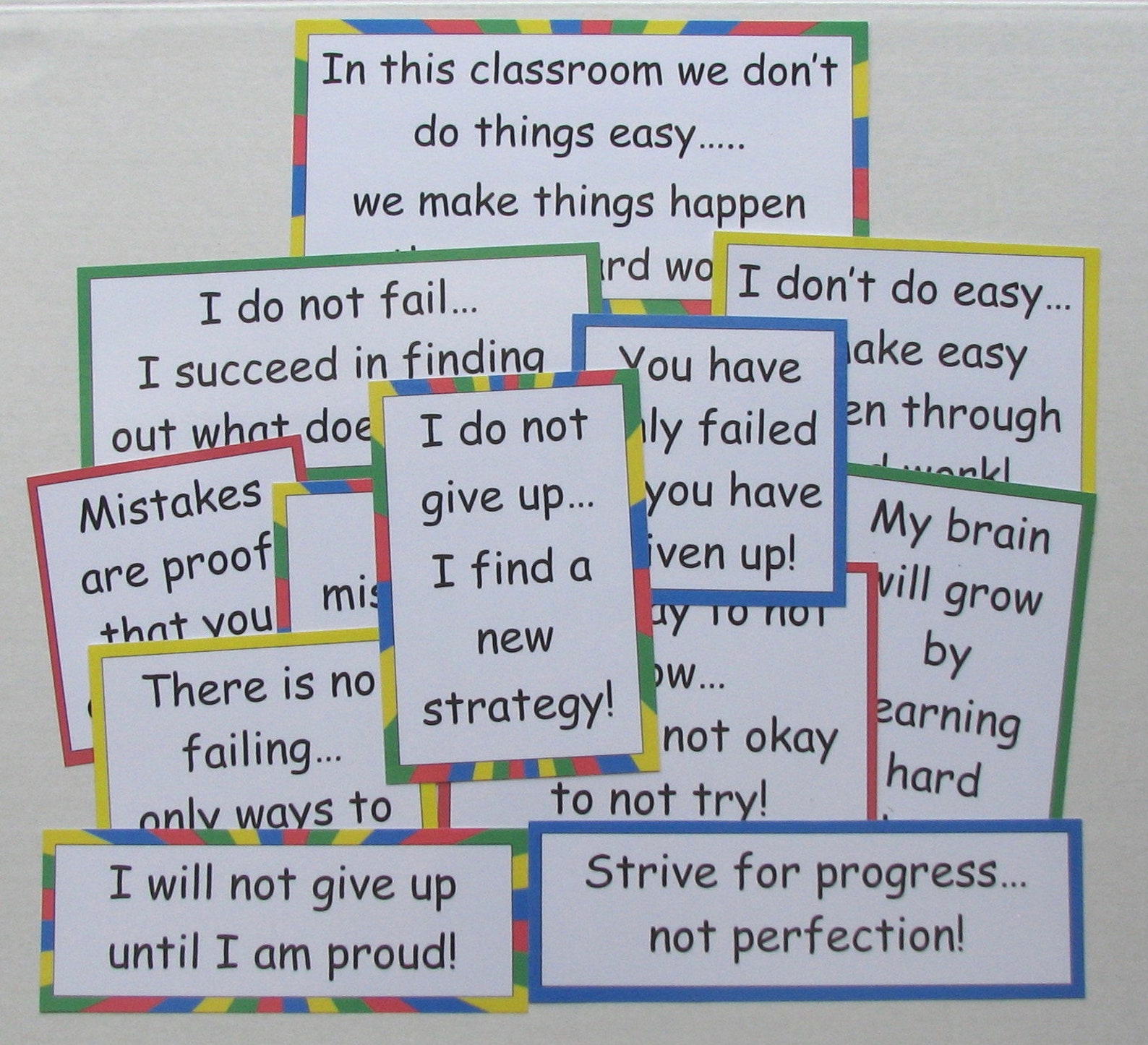 12 Educational Resource Growth Mindset Anchor Chart Bullentin Board ...