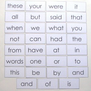 Educational Learning Literacy Resource Fry Words Flashcards First 100 ...