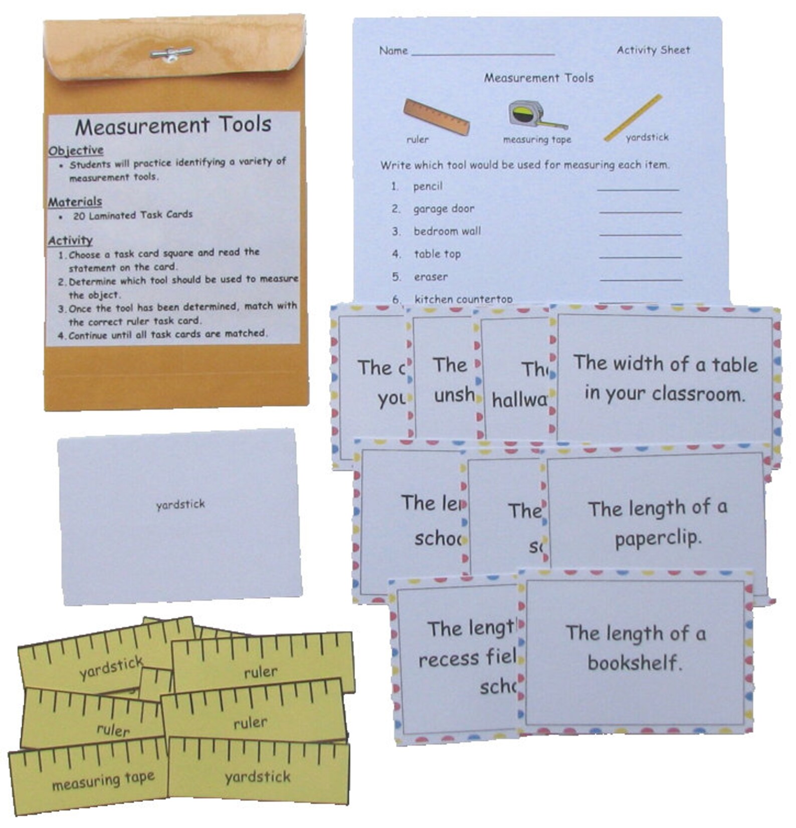 Educational Math Center Educational Learning Resource Game Measurement ...