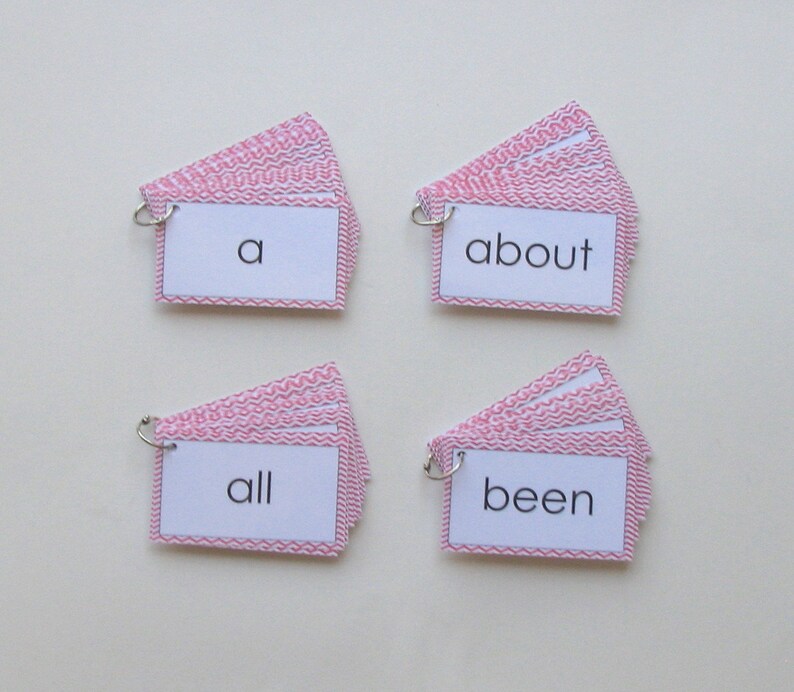 4 Teacher Made Literacy Resource Fry Words Flash Card Rings First 100 ...